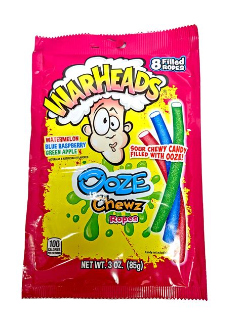 Warheads Ooze Chewz 3oz Bag Ropes — B A Sweetie Candy Store