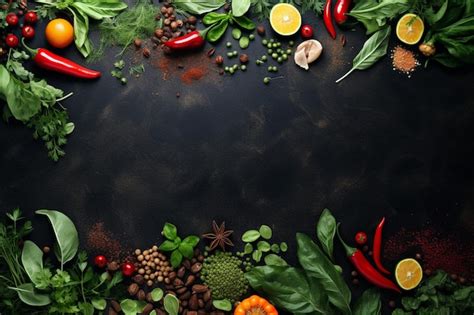 Premium Photo Flavorful Backdrop Food Background