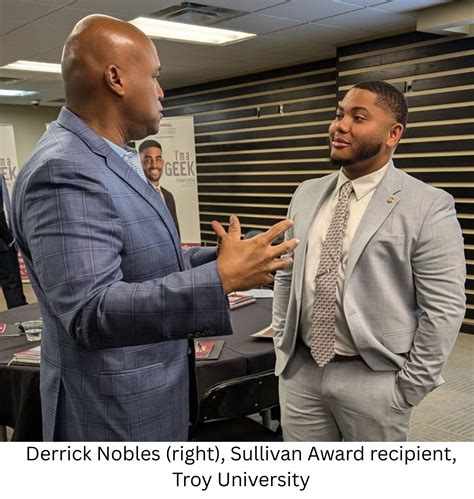 Maggie Chapman Derrick Nobles And Juliana Bolivar Receive Algernon Sydney Sullivan Award At