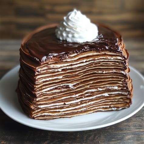 Decadent Chocolate Crepe Cake Recipe