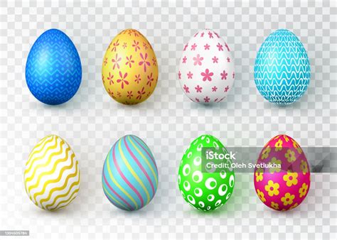 행복한 부활절 흰색 배경에 색상 부활절 달걀 벡터 일러스트레이션 0명에 대한 스톡 벡터 아트 및 기타 이미지 0명 3차원 형태 4월 Istock