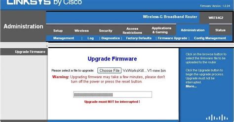 How To Install DD WRT On Linksys WRT54G2 V1 Firmware