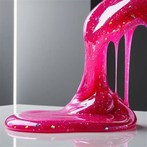 Pink Lip Tint Texture Cosmetics Beauty Product Texture Liquid Blush