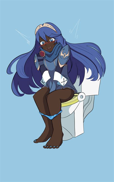Rule 34 1girls Barefoot Blue Eyes Blue Hair Blue Nails Blush Dark
