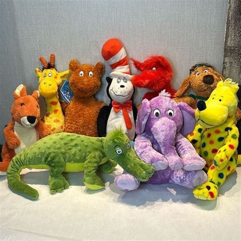 Dr Seuss Toys Storybookcharacter Plush Lot Dr Seuss Eric Carle Cat