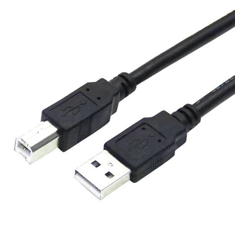 Black Usb Printer Cable Usb Type A Male To Typ Grandado