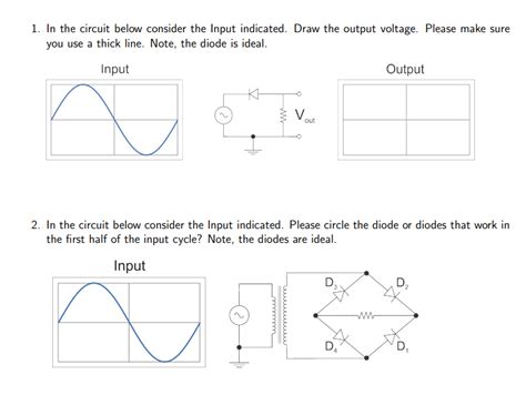 Solved 1 In The Circuit Below Consider The Input Indicated