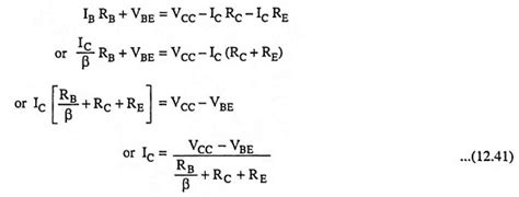Base Bias Circuit With Collector And Emitter Feedback