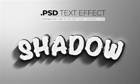 Premium Psd Shadow Text Effect Style Psd Editable
