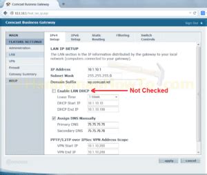 How To Configure A Comcast Business Class Static IP Address