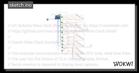 Eigene Nixie Ino Wokwi ESP32 STM32 Arduino Simulator