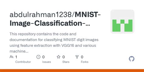 GitHub Abdulrahman1238 MNIST Image Classification Using Various