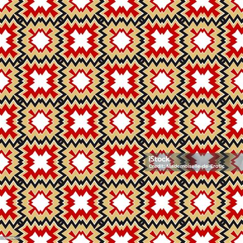 레트로 완벽 한 패턴입니다 형상 삼각형 Zig Zag 벽지 직물 스크랩북 디자인 질감에 대 한 벡터 일러스트 레이 션 귀여운에 대한 스톡 벡터 아트 및 기타 이미지 Istock