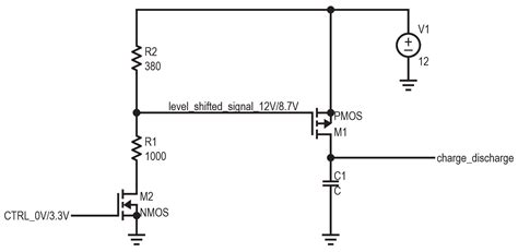 Resistive Level Shifter For Power PMOS Forum For Electronics