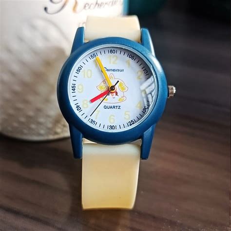 Badu Bg Детски часовник със силиконова каишка за момичета и момчета Badu Bg