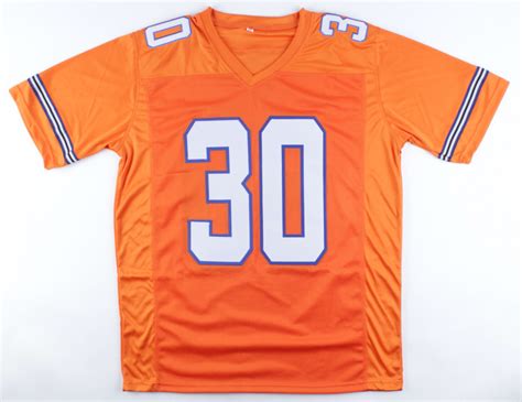 Terrell Davis Signed Jersey Inscribed Hof 17 Jsa Coa Pristine Auction