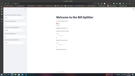 Github Rahs Bill Splitter