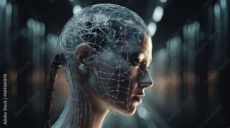 Generative Ai Artificial Intelligence Ai Analysis Big Data In Smart Office Concept Robot Ai