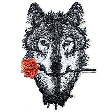2 Pcs Wolf Patch Cool Embroidery Patches Wolf Head Patch Design