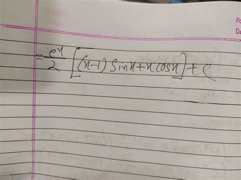 Problem 12 If Int X E X Cos X D X F X C Then F