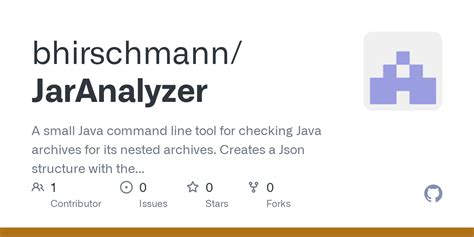 Github Bhirschmann Jaranalyzer A Small Java Command Line Tool For Checking Java Archives For