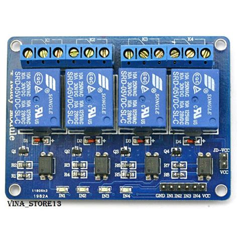 Jual Relay Module V Channel Ch Untuk Arduino Modul Relay V Shopee Indonesia