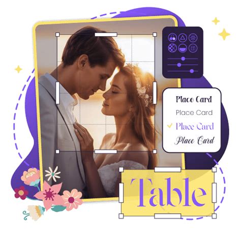 Free Online Place Card Maker Creative Fabrica