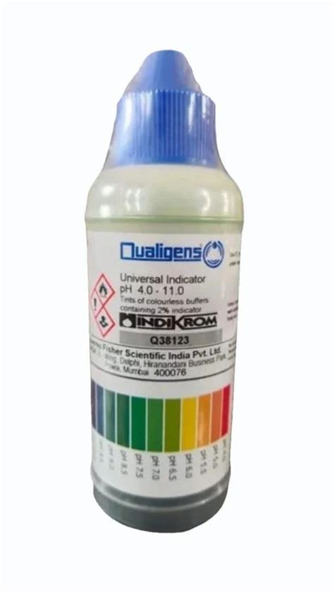 Universal Indicator Solution Ph 4 11 At ₹ 170 Piece Lab Chemicals In Jaipur Id 2855590508797