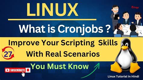 Cron Job In Linux With Practical Example [hindi] How To Explain Cronjobs Sn Linux Youtube