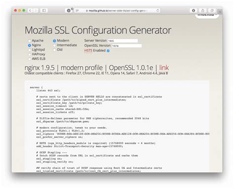 Webserver Ssl Konfiguration Generator Systemtechnics