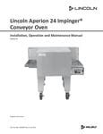 Lincoln Aperion 2424 Gun 74 Natural Gas Impinger Conveyor Oven