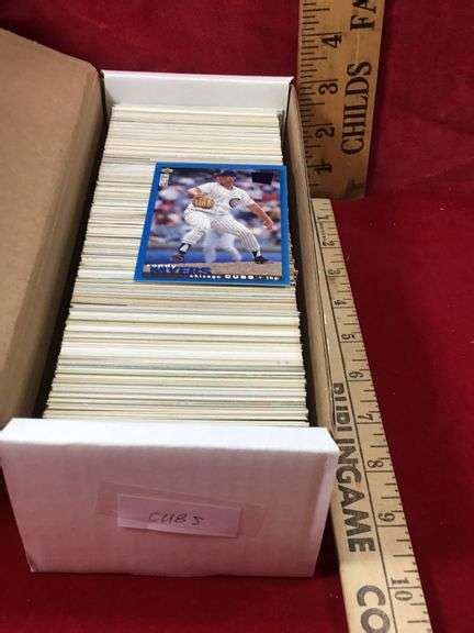 Cubs Baseball Cards Sherwood Auctions