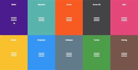 一组超酷汉堡包图标变形动画特效jquery之家 自由分享jquery、html5、css3的插件库