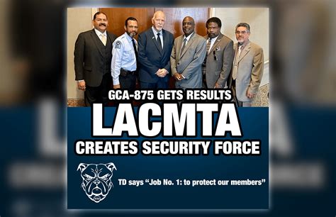 Lacmta Reconstitutes In Agency Police Force To Protect Workers Riders