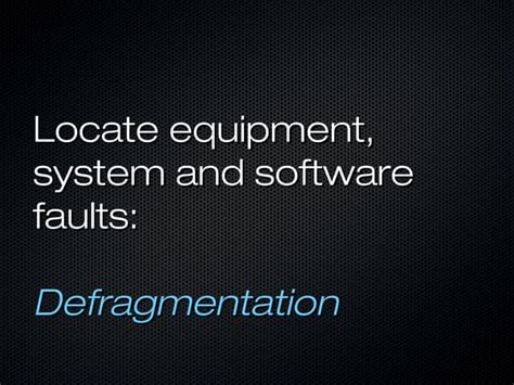 Defrag Ppt
