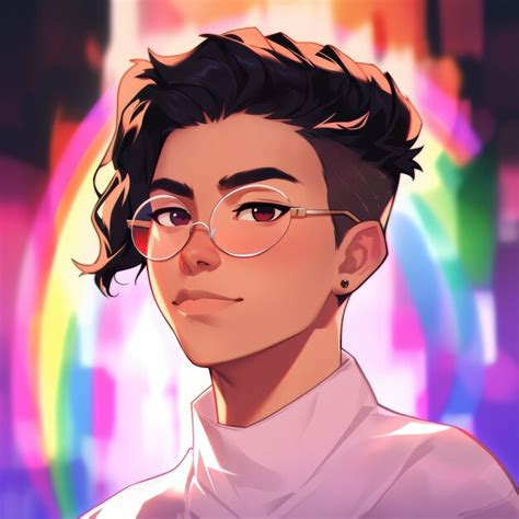 Free Ai Image Androgynous Avatar Of Non Binary Queer Person