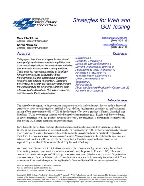 Pdf Strategies For Web And Gui Testing