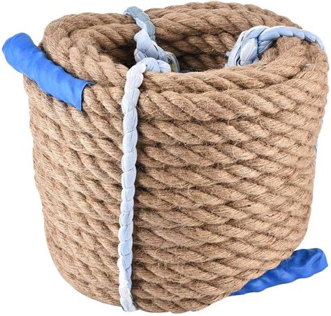 Vgeby Jute Twine Rope 20m 65 6ft 20mm Natural Jute Rope Heavy Duty String Jute Twine For Tug Of
