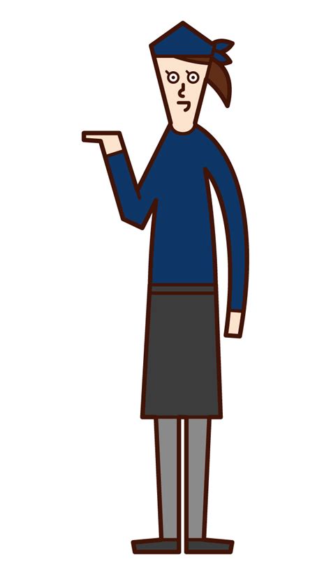 손님 남성의 리셉션 리셉션 및 안내 그림 무료 일러스트 소재집 Kukukeke