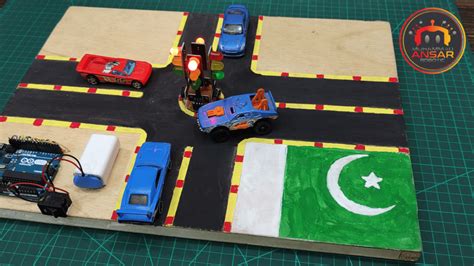 Arduino Based 4 Way Traffic Signal Control Ma Robotic