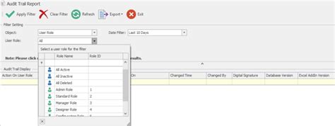 View Audit Trail Report Based On User Role Easy Workflow