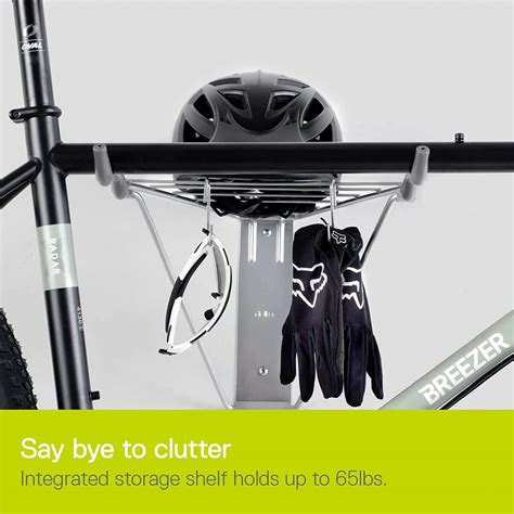 Two Bike Wall Mount Rack With Shelf Delta Cycle Australia