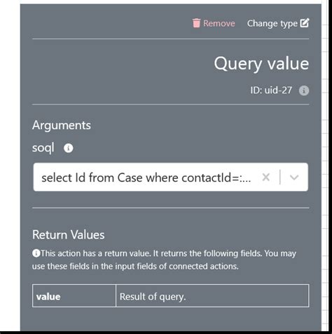 how to use query value in amazon connect cti flow salesforce stack