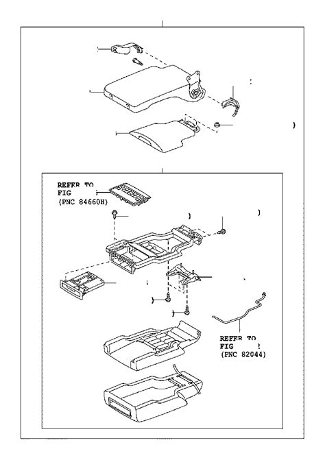 Lexus Lx 570 Armrest Assembly Rear Seat Center Garnet 7283060c90d3