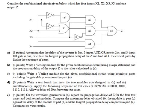 Solved Consider The Combinational Circuit Given Below Which Chegg