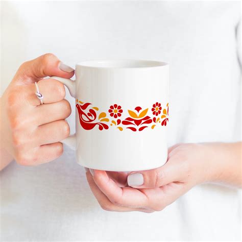 Pyrex Inspired Friendship Design Ceramic Mug With Love Louise