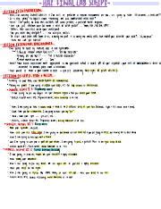Finalized HA2 Lab Script Pdf HAZ FINAL LAB SCRIPT SECTIOI Tl INTRODUCTION Hello