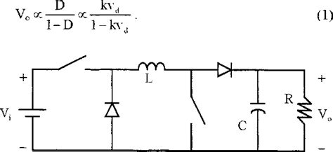 Figure 1 From Linearization Of The Control To Output Transfer Function For A Pwm Buck Boost