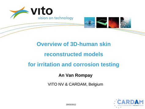 Pdf Overview Of 3d Human Skin Reconstructed Models For Irritation And