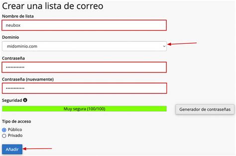 ¿cómo crear listas de correo electrónico en cpanel tutoriales neubox